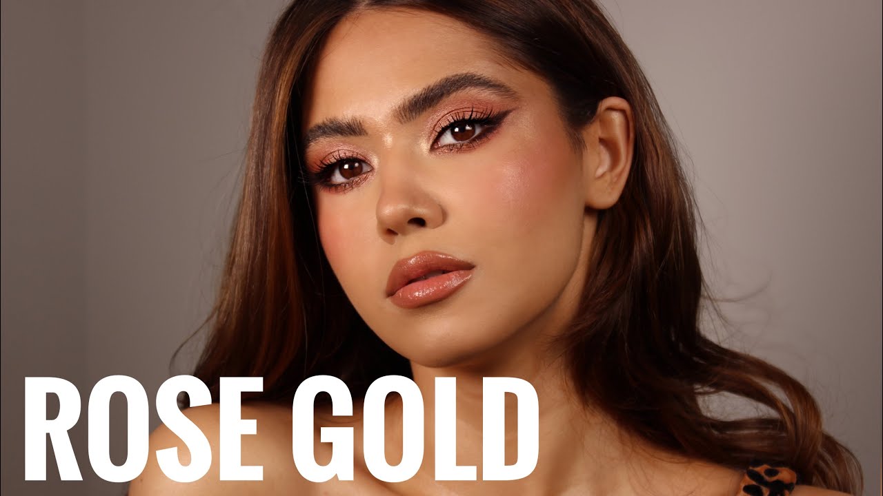 Rose Gold | Brown Eyes Makeup Tutorial | Claudia Neacsu - YouTube