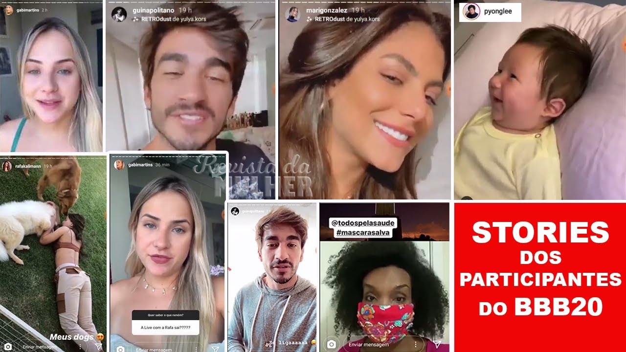 🌐 BBB20: STORIES de GUI, GABI, MARI, RAFA, PYONG E THELMA - YouTube