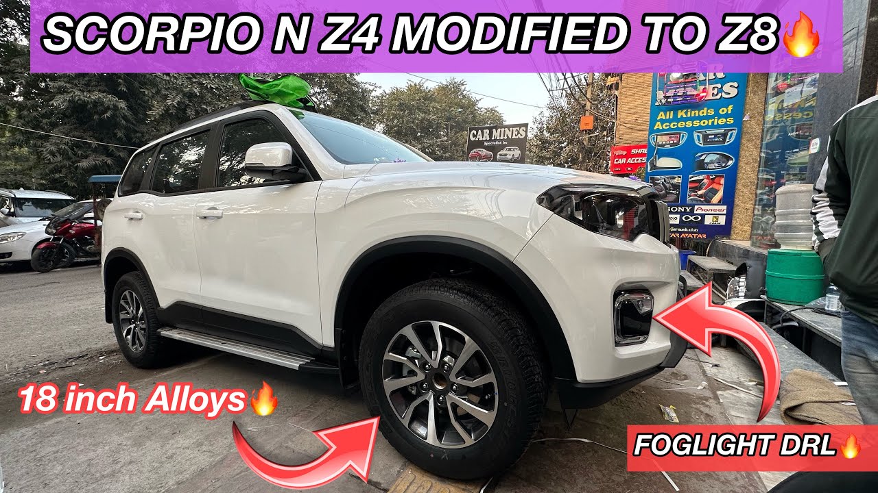 SCORPIO N 2023 MODIFIED🔥SCORPIO N MODIFICATION🔥SCORPIO N GENUINE ALLOYS ...