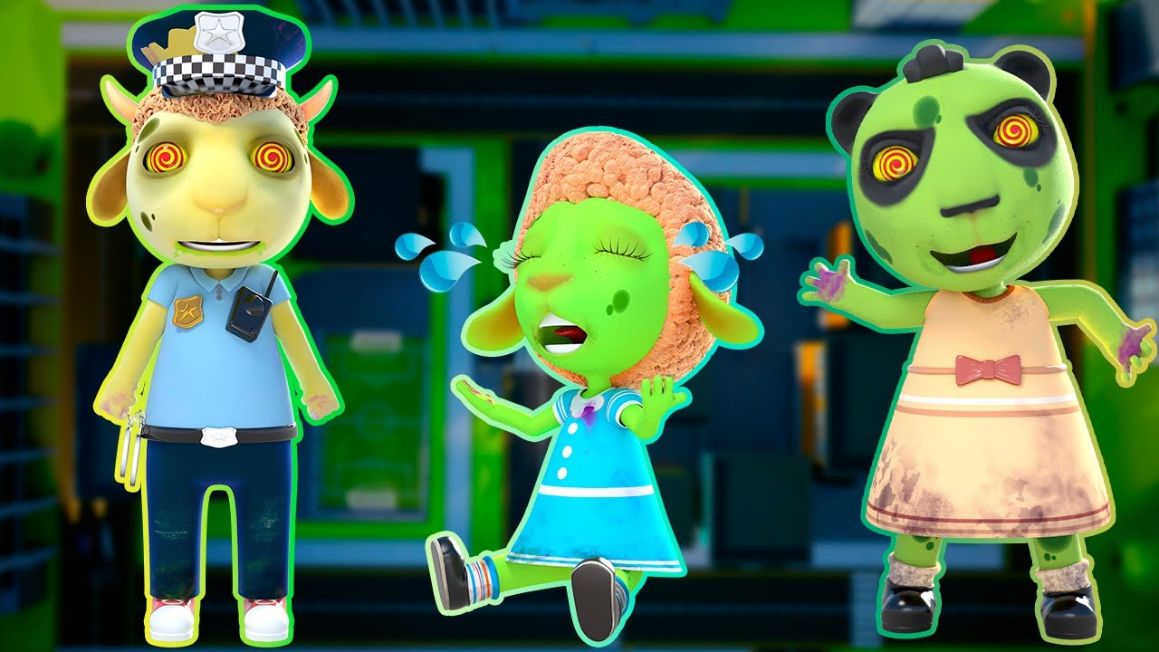 Nursery Rhymes & Kids Songs🧟‍♀️👮‍♂️😴 Naughty Kids and Sleepy Cop🧟‍♀️👮‍♂ ...