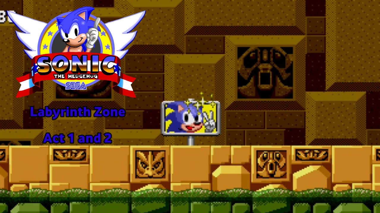 Sonic 1 (SEGA) | Labyrinth Zone, Act 1 and 2 - YouTube