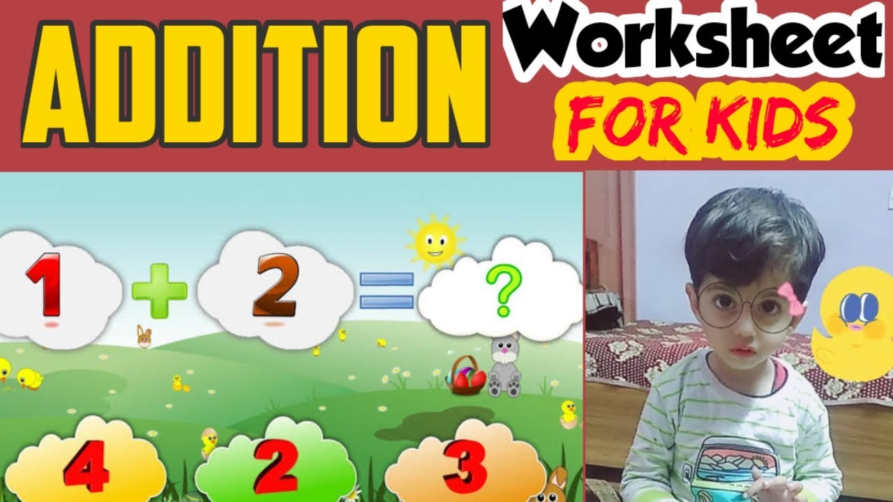 Addition For Kids Grade 1| Maths Worksheet For Class LKG and UKG ...