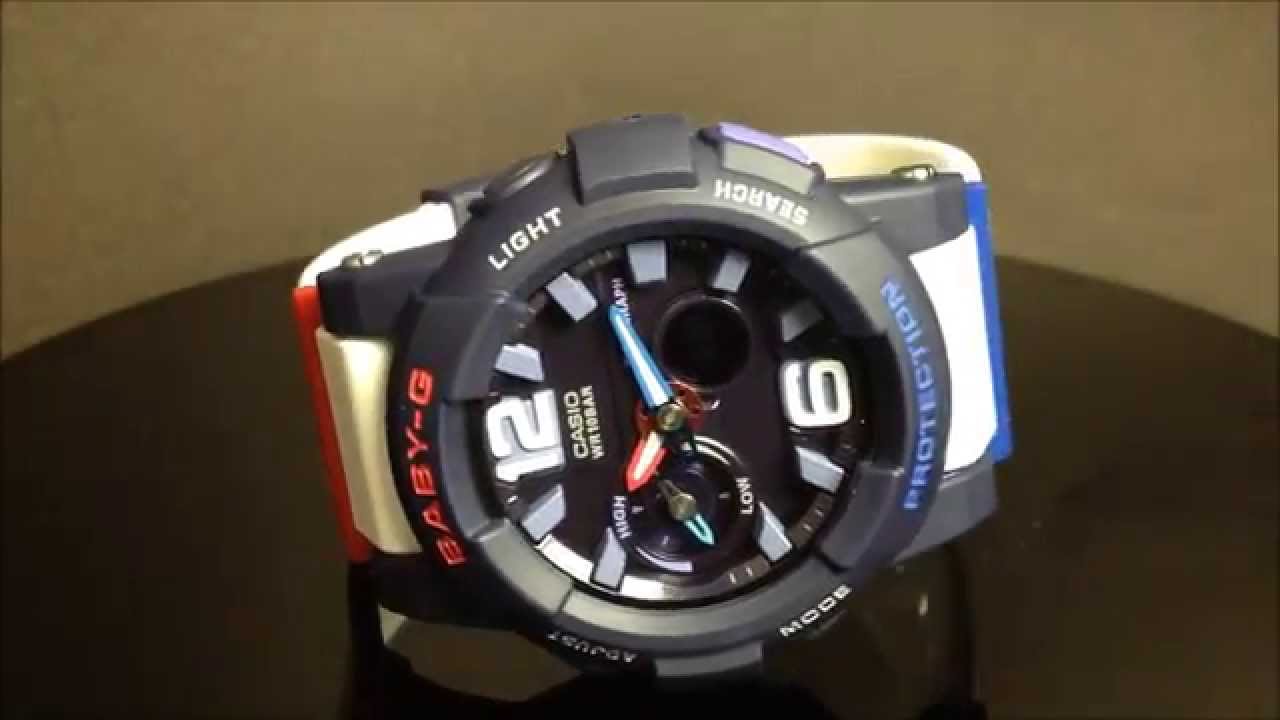 CASIO Baby-G G-LIDE カシオ腕時計ベビーG Gライド BGA-180-2B2JF - YouTube