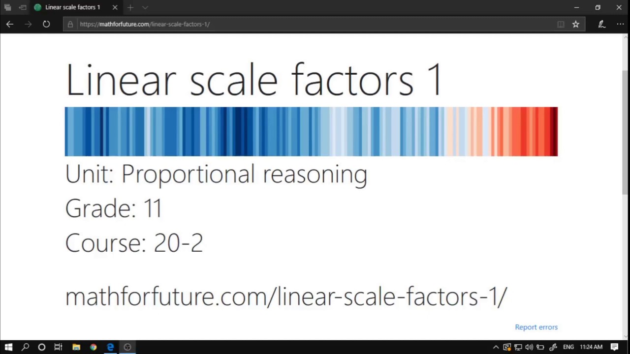 Linear scale factors 1 - YouTube