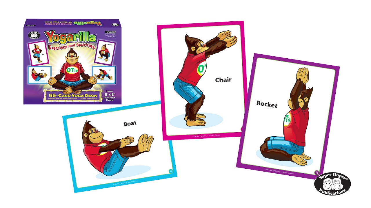 Yogarilla Exercises and Activities Yoga Deck - Show Me How video from ...