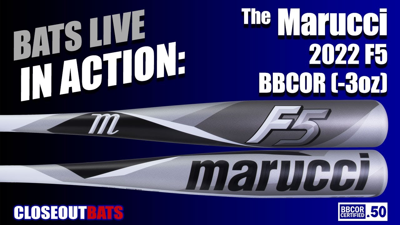 HITTING Marucci MCBF53 F5 BBCOR 3oz 2022 - YouTube