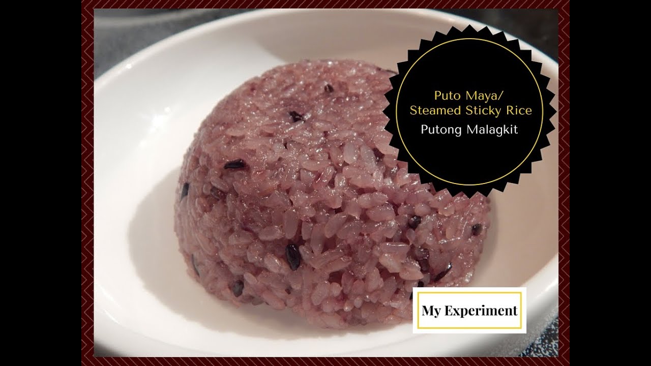 PutoMaya/Putong Malagkit Experiement {Steamed Sticky Rice in Coconut ...