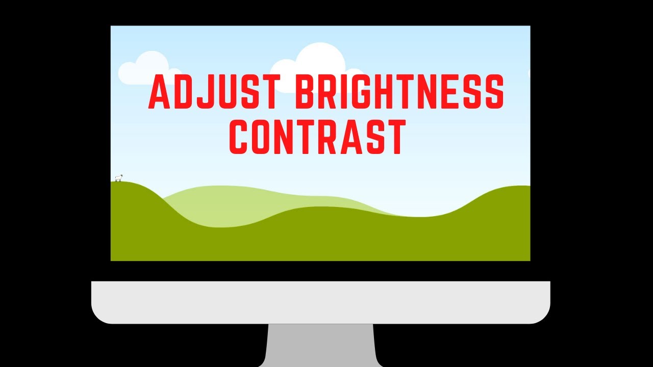 ☀ Monitor adjusts brightness contrast।। Windows 10 ।। 2021 - YouTube