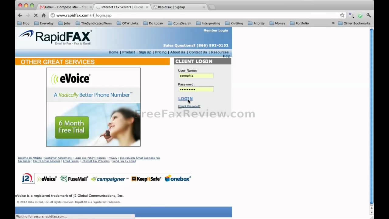 RapidFax Review - Online Fax Service - YouTube