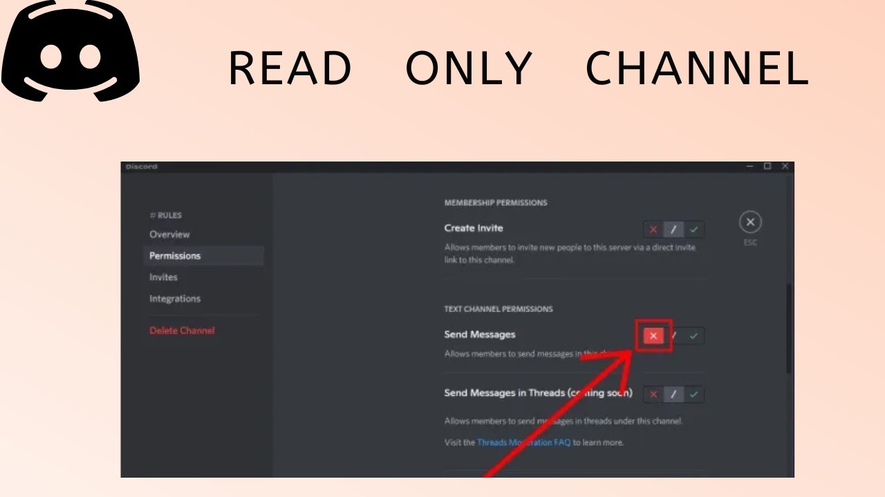 How to Make a Read-Only Channel on Discord 2022 - YouTube