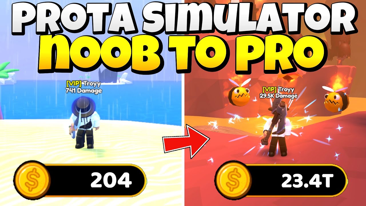 I Went From A Noob To PRO In Prota Simulator Roblox - YouTube