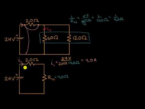 Paralel Bağlı Dirençlerden Geçen Akım: Çözümlü Örnek (Fen Bilimleri) (Fizik)