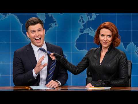 Colin Jost & Scarlett Johansson Roasting Each Other NONSTOP!