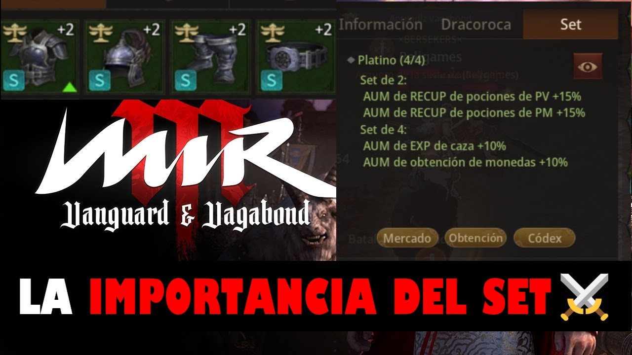 [MIR M] - EQUIPA UN BUEN SET ⚔️ (MUY IMPORTANTE ) - YouTube