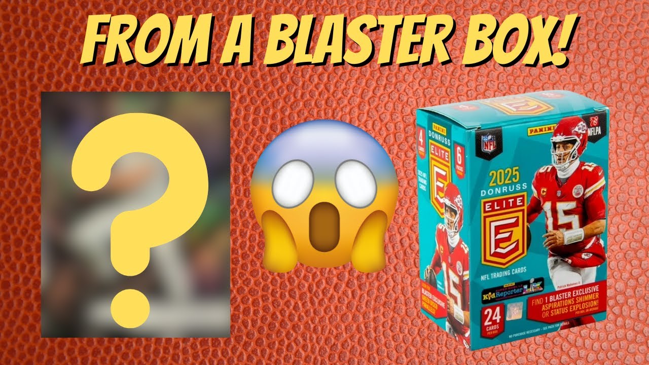 PULLED A CASE HIT from a Blaster?! 2025 Donruss Elite Football Box ...