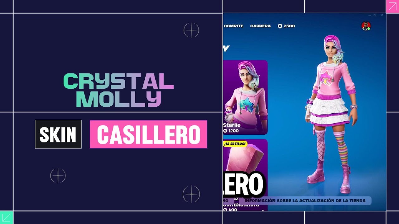 🌈Llega el Casillero de Crystal Molly a Fortnite 🎮 #fortnite - YouTube