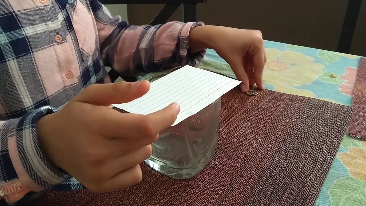 Newton's Law of Inertia - Coin Trick - YouTube