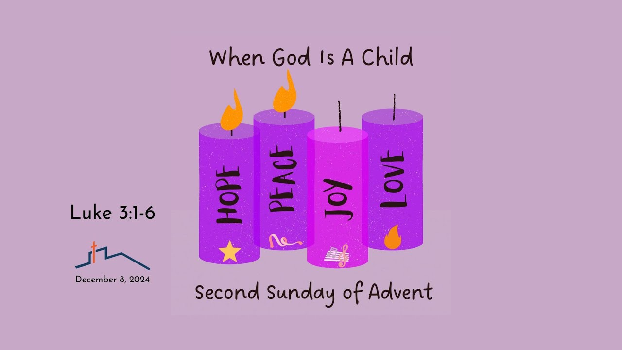 12/08/24 - "When God Is A Child of Peace" - Full Sermon - with Rev ...