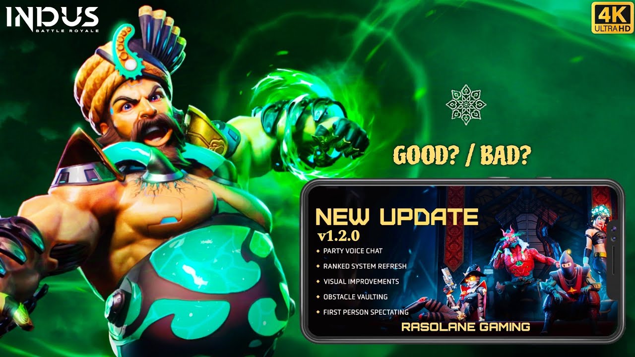 Indus Battle Royale New Update 1.2.0 Ultra Graphics Gameplay Hindi ...