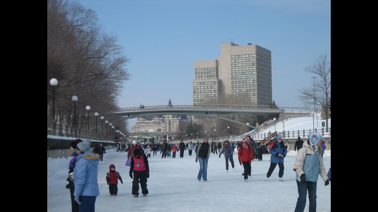 Canadians Having Fun on the Ice - YouTube