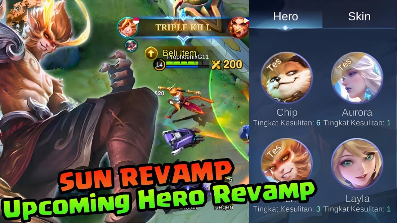 SUN REVAMP 2024 GAMEPLAY | KIRA2 SUN REVAMP KAPAN RILIS YA ...
