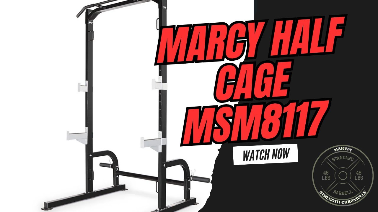 Review of Marcy Squat Rack SM-8117 - YouTube