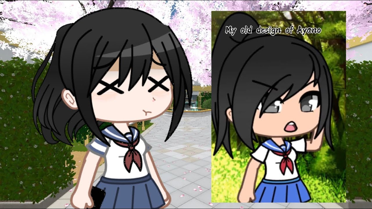 Ayano is scared of her old version of herself | Yandere simulator - YouTube