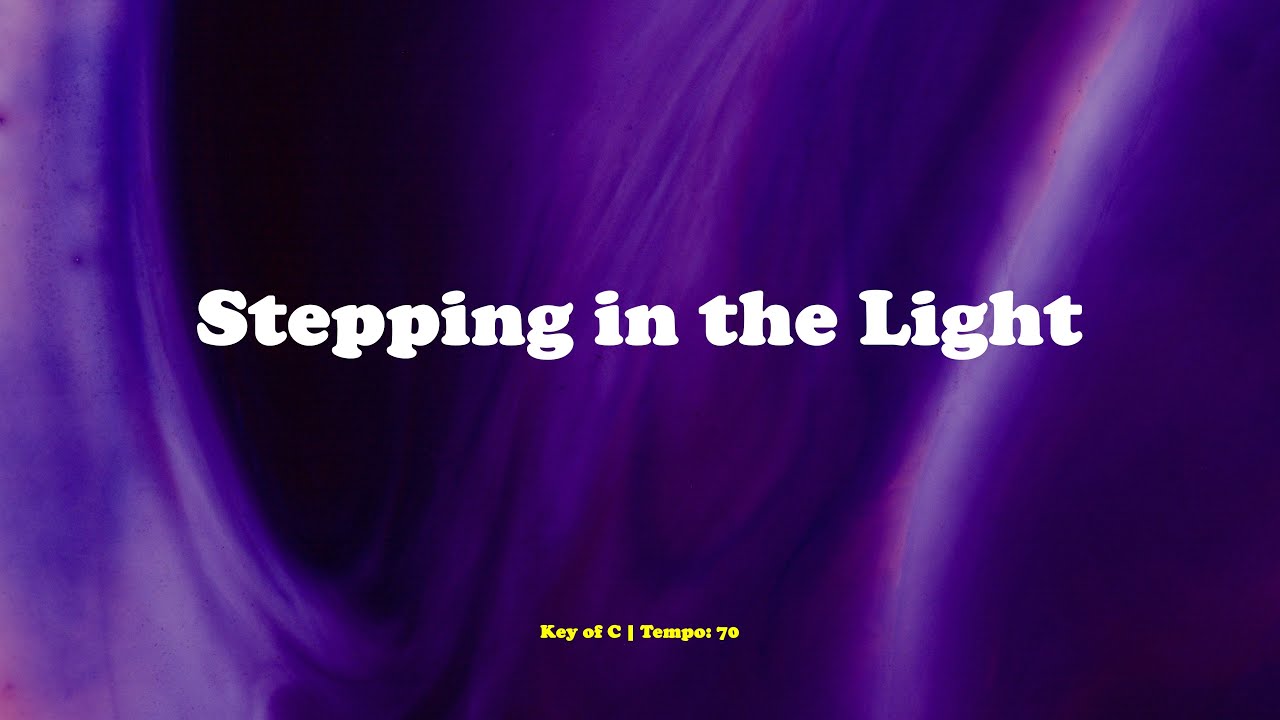 Stepping in the Light, Piano Accompaniment with LYRICS and SCORE, Key ...