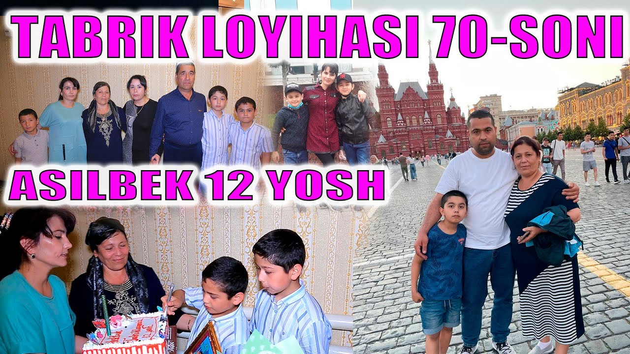 TABRIK LOYIHASI 70-SONI ASILBEK UKAMIZNI MOSKVADAGI AKASI VA YANGASI ...