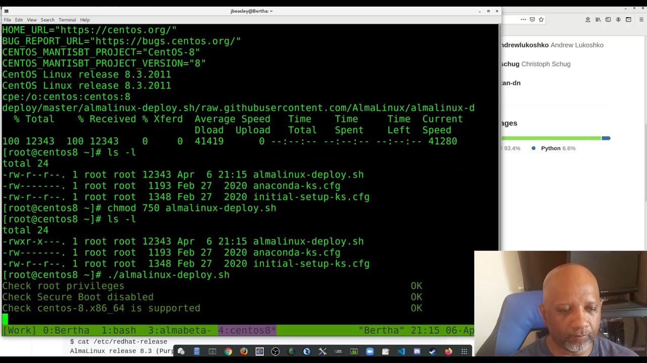 Upgrading Alma linux - YouTube
