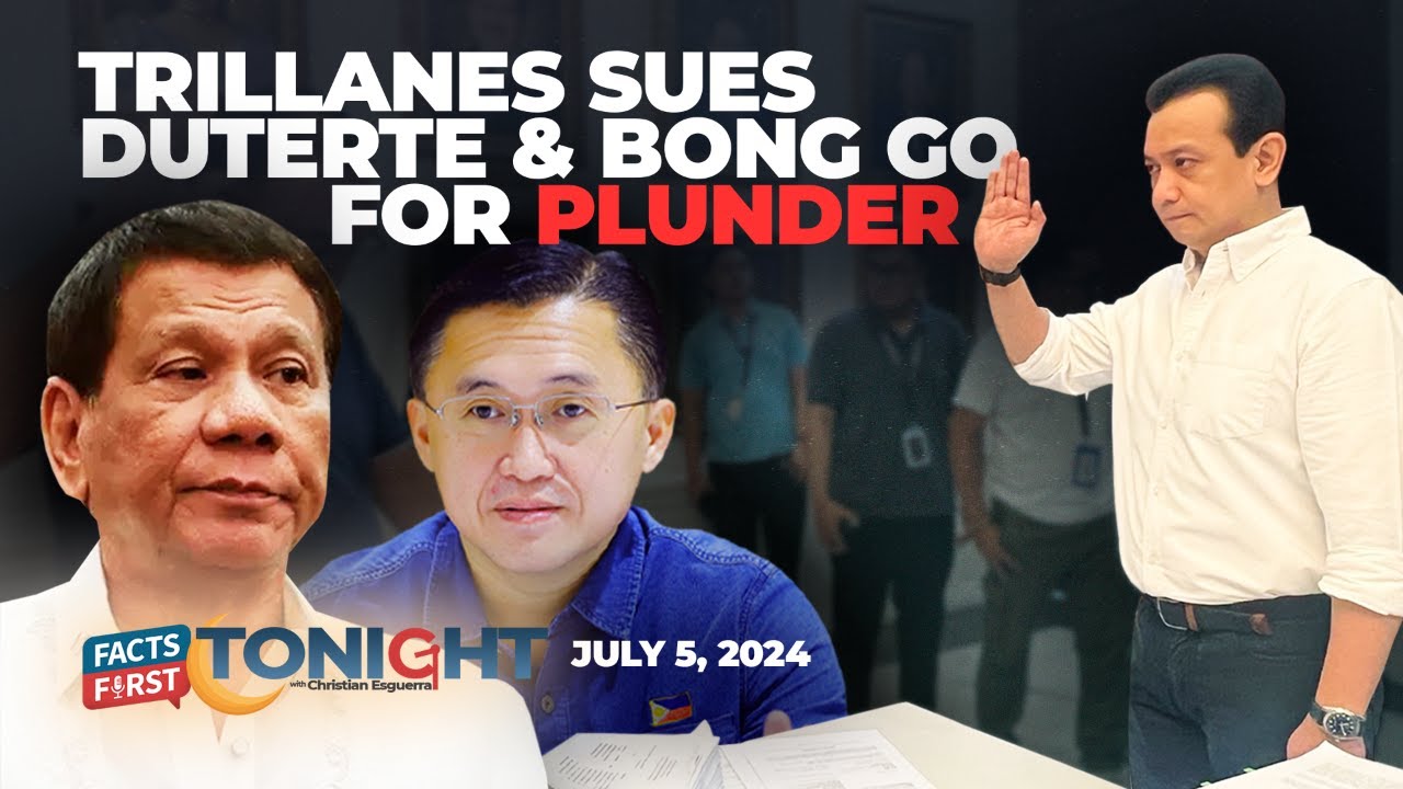 Trillanes files plunder case vs Duterte & Bong Go - YouTube