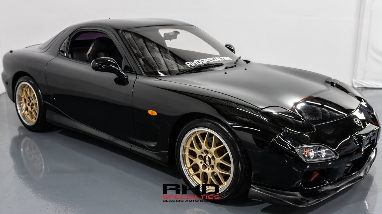 Black Mazda RX-7 Walk Around Video - RHD Specialties - YouTube