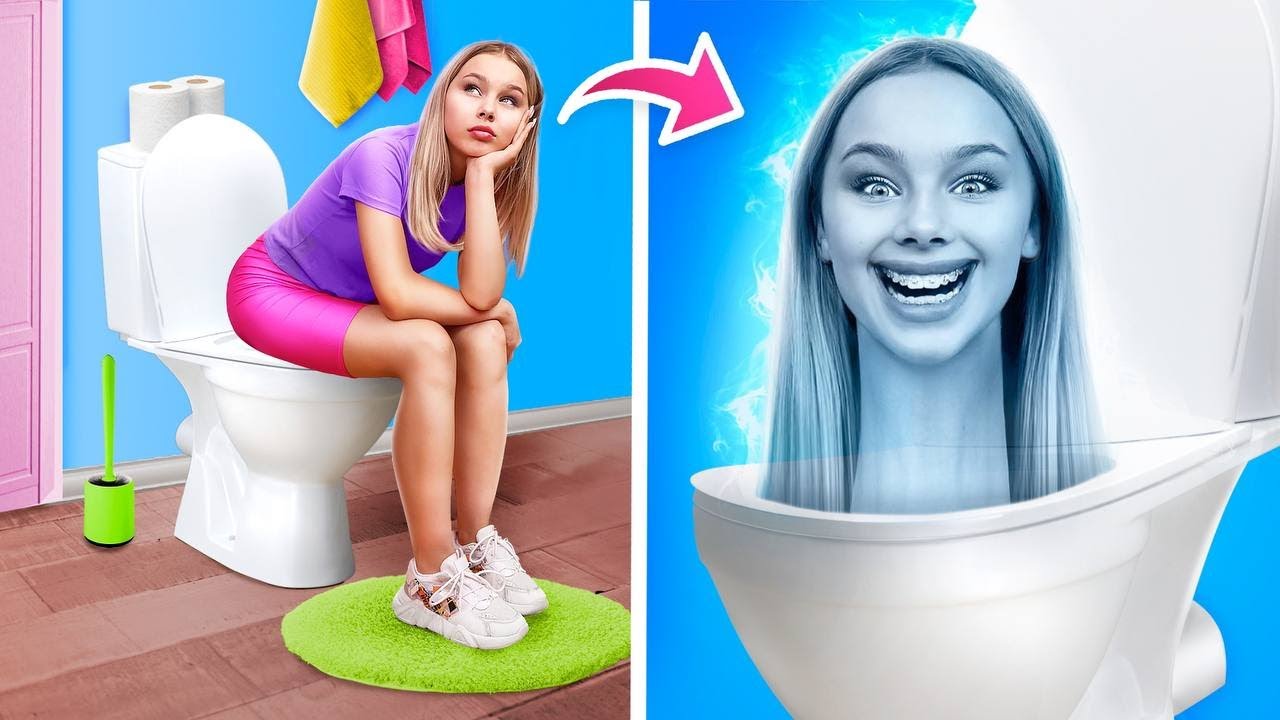 I Became a Ghost! Skibidi Toilet became a Portal to the Ghost World ...