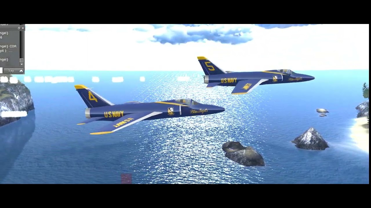 Second Life's Blue Angels' Tiger's Practice 23 FEB 2023 - YouTube