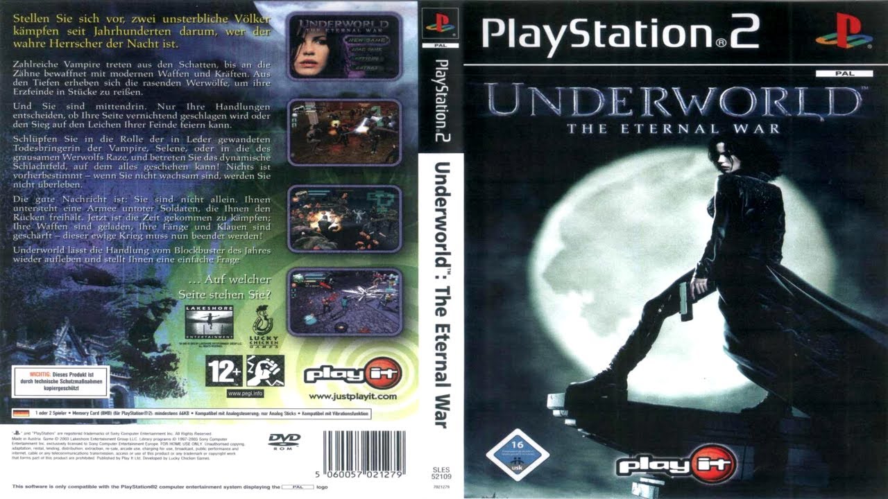 Underworld: The Eternal War (2004) - Full Gameplay | PS2 | UHD | 4K ...