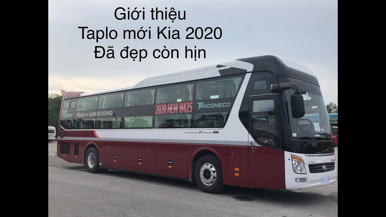 xe khách Việt Nam 34 phòng Tracomeco taplo mới KIA Grand Bird 2020 : ...