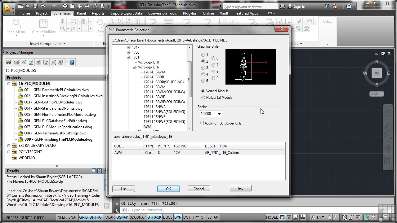 Autocad Electrical: Finishing The PLC Module - YouTube