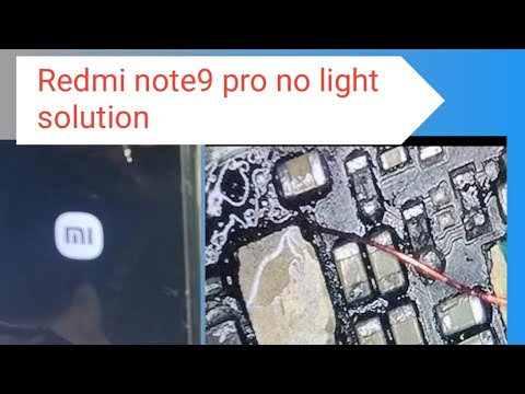 mi redmi note 9 pro dispaly light solution #vph line missing one jumper ...
