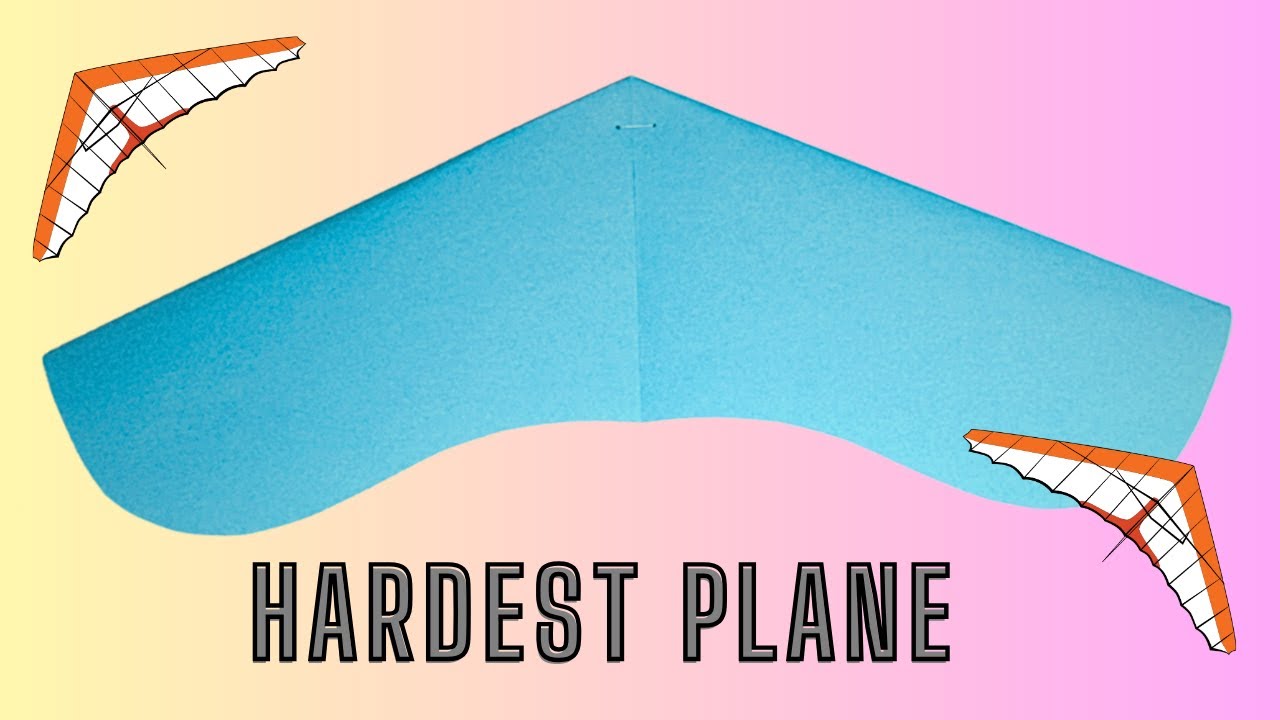 Origami Hardest Plane In the world "' Eagle Bird"" Plane | How to make ...