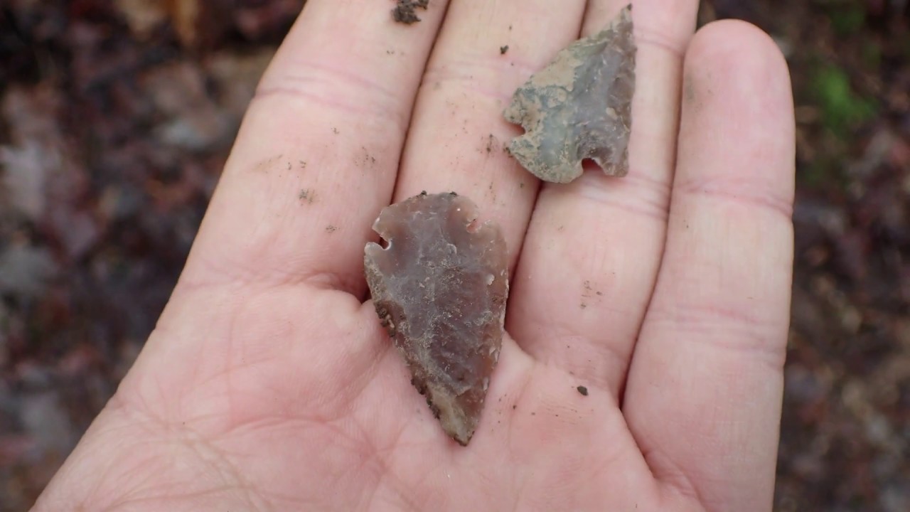 Finding Arrowheads By Accident - YouTube