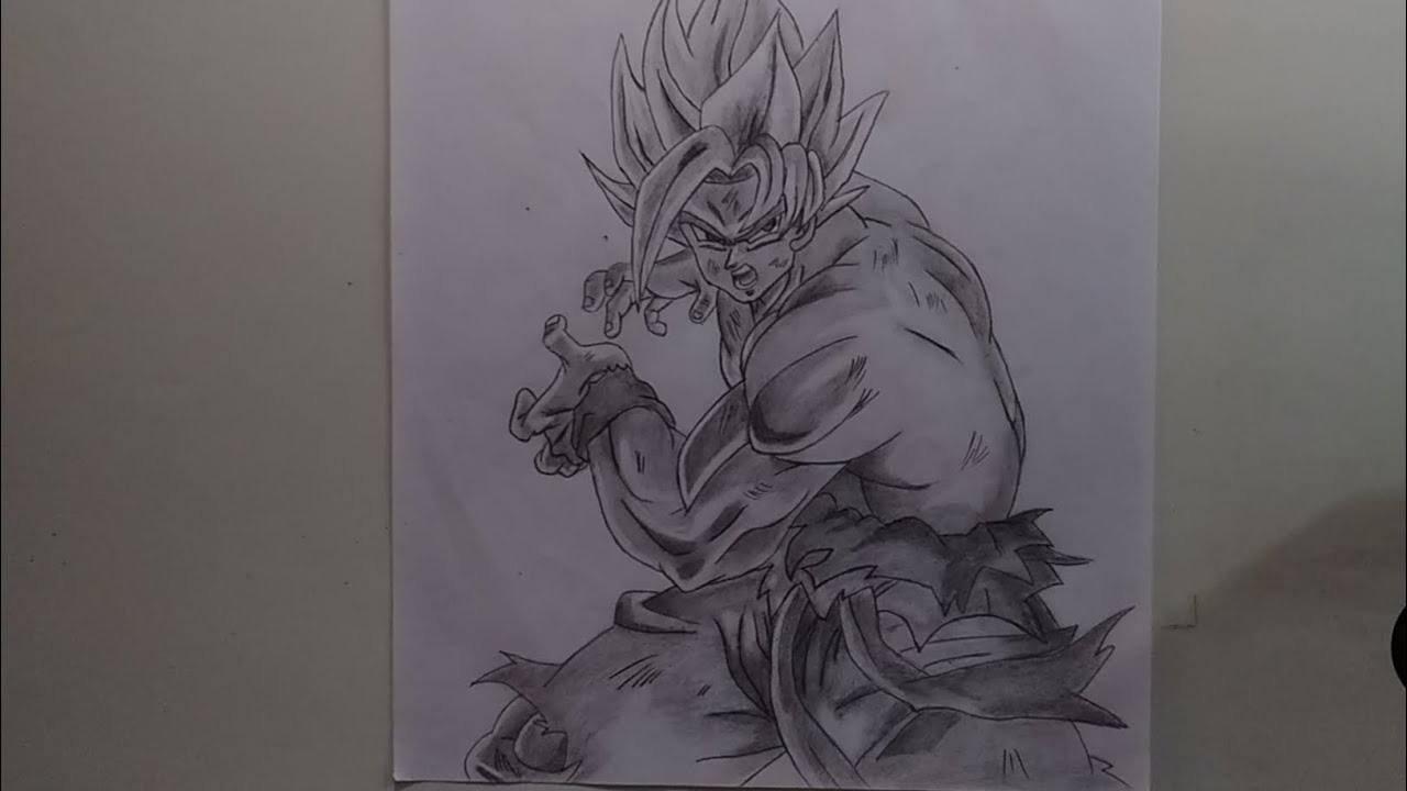 How to Draw Goku | How to Draw Goku Full Body | How to Draw Goku Super ...