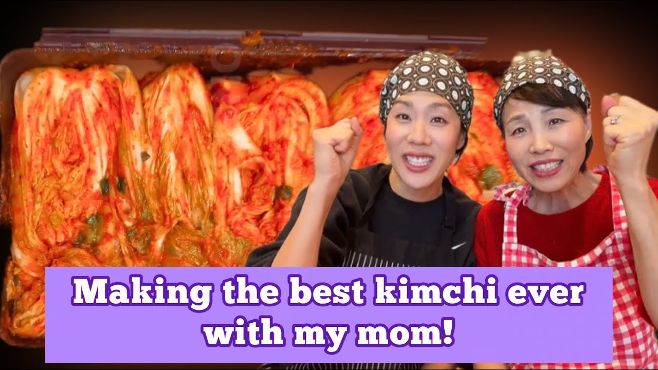 Kimchi-making Vlog with Army mom’s mom! - YouTube