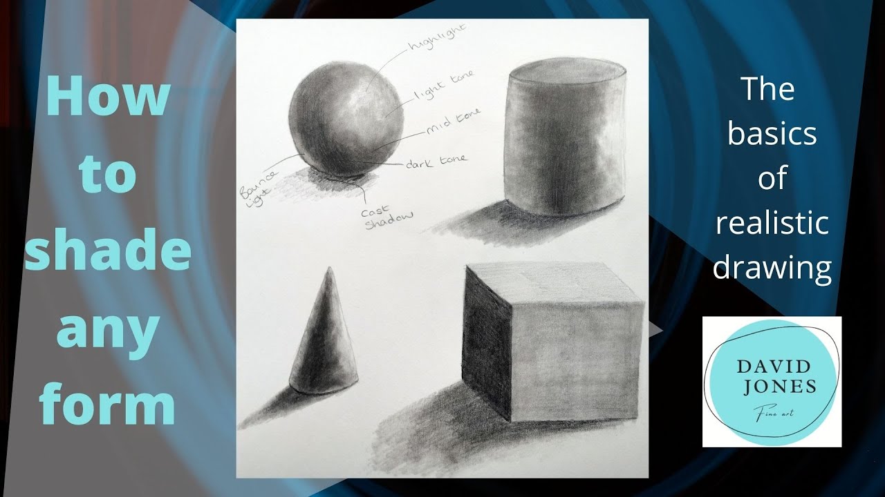 how to shade any form - YouTube