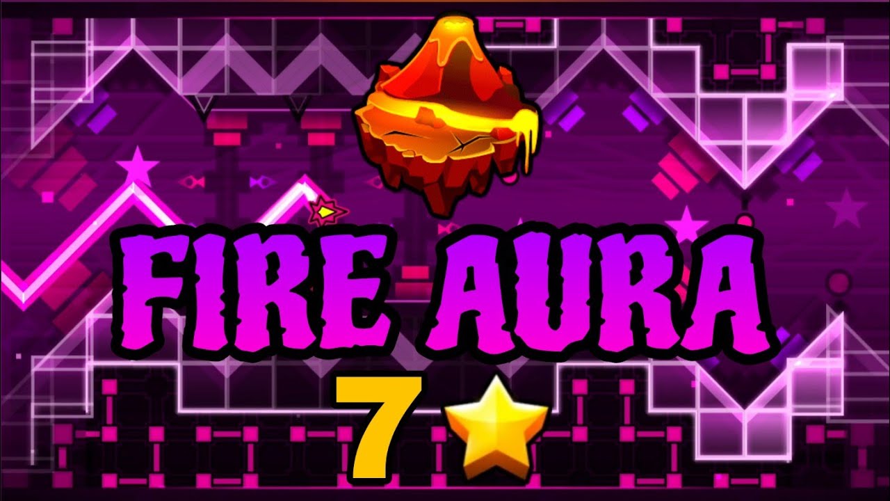 Geometry Dash - FIRE AURA - ( LAVA GAUNTLET ) - YouTube