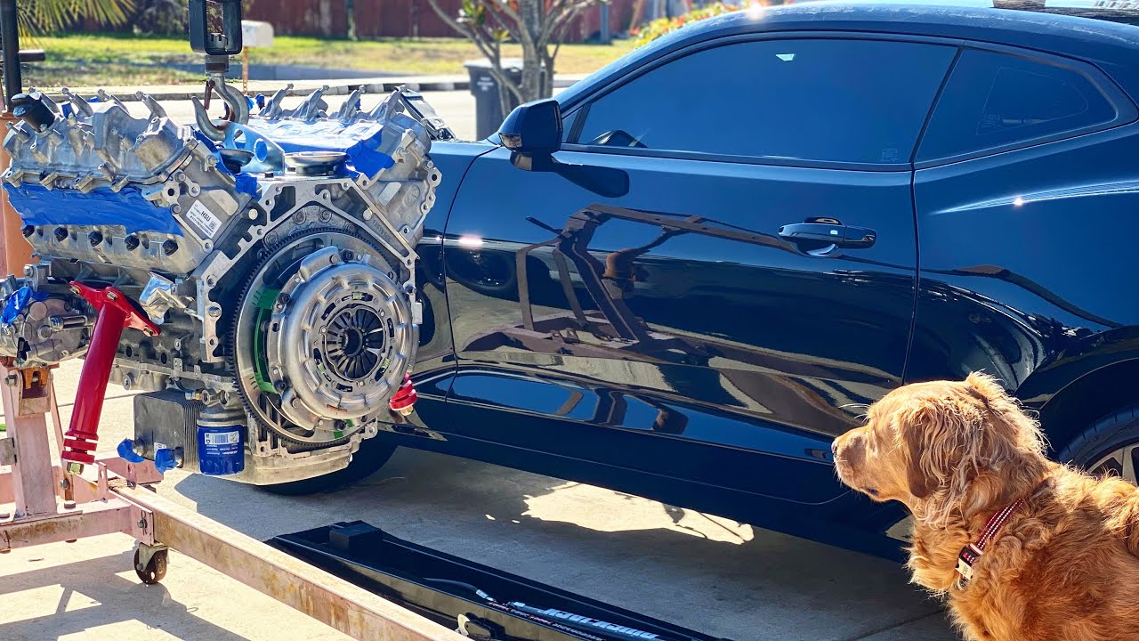 Day 7: Installing my 1000hp BOOSTED engine - YouTube