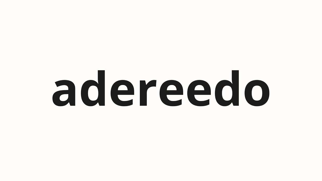 How to pronounce adereedo | アデレード (Adelaide in Japanese) - YouTube