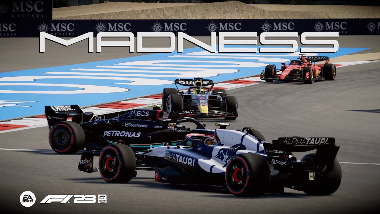 The CLEANEST racing you will EVER see | F1 23 open lobby madness - YouTube