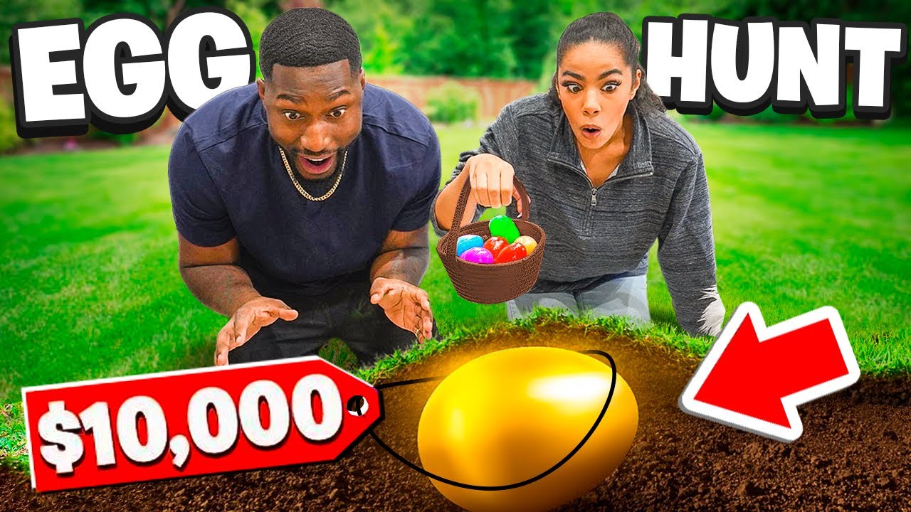 Extreme Easter EGG HUNT! *$MONEY PRIZE GOLDEN EGG* - YouTube