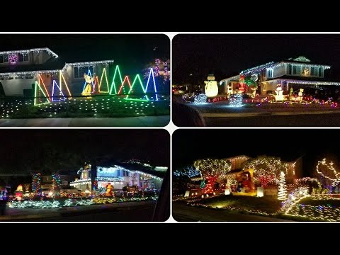 Brea Christmas Lights - tourist attraction - YouTube