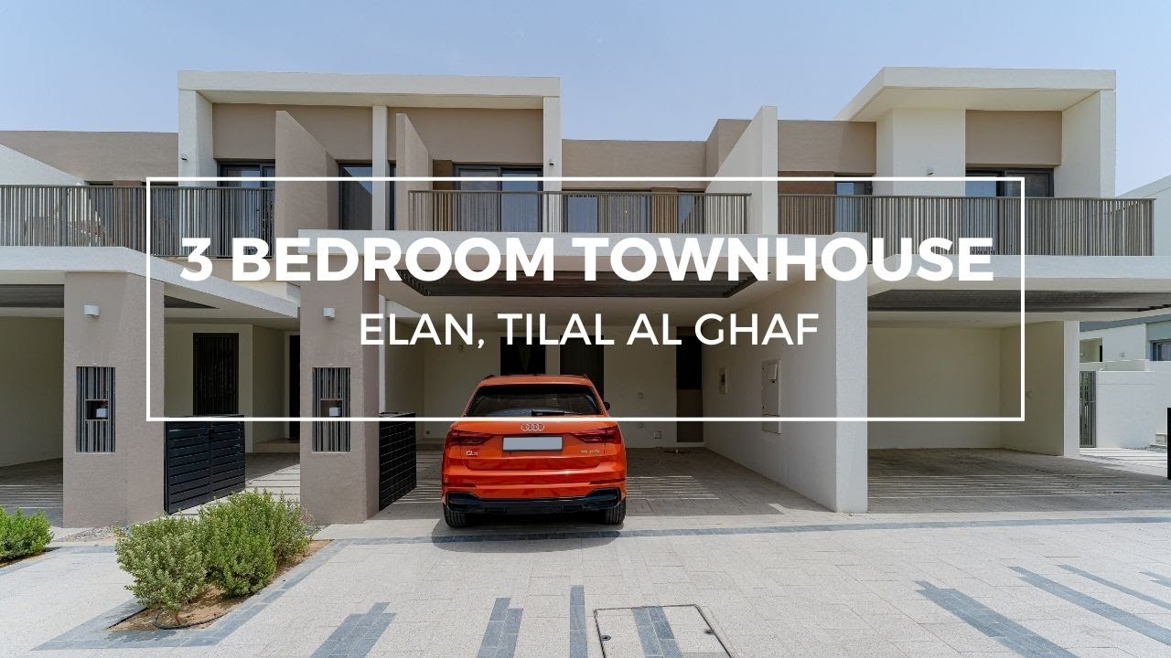 Brand New 3 Bedroom Townhouse | Elan, Tilal Al Ghaf, Dubai - YouTube